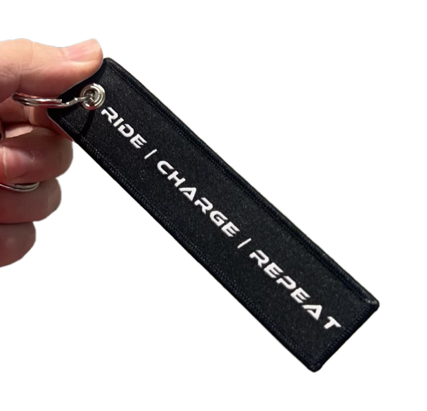 "Ride Charge Repeat" Keychain - For Surron, Talaria, Pro SS – Charged PEV